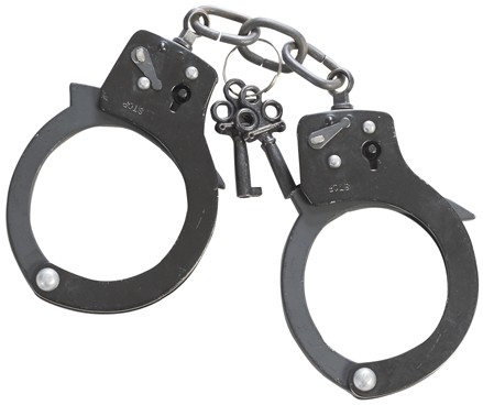 Menottes noires de Miltec dans Defense