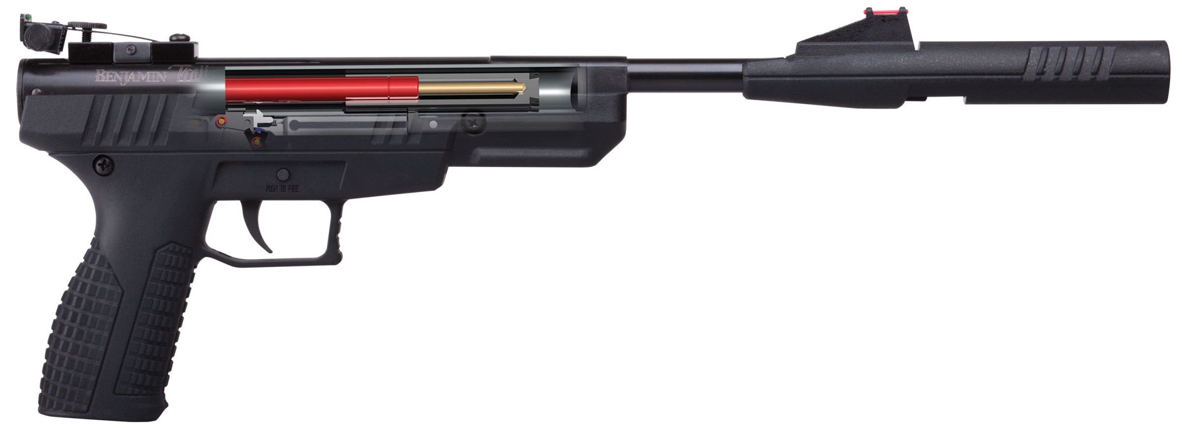 Pistolet Benjamin Trail Nitro Piston Crosman plomb 4,5mm