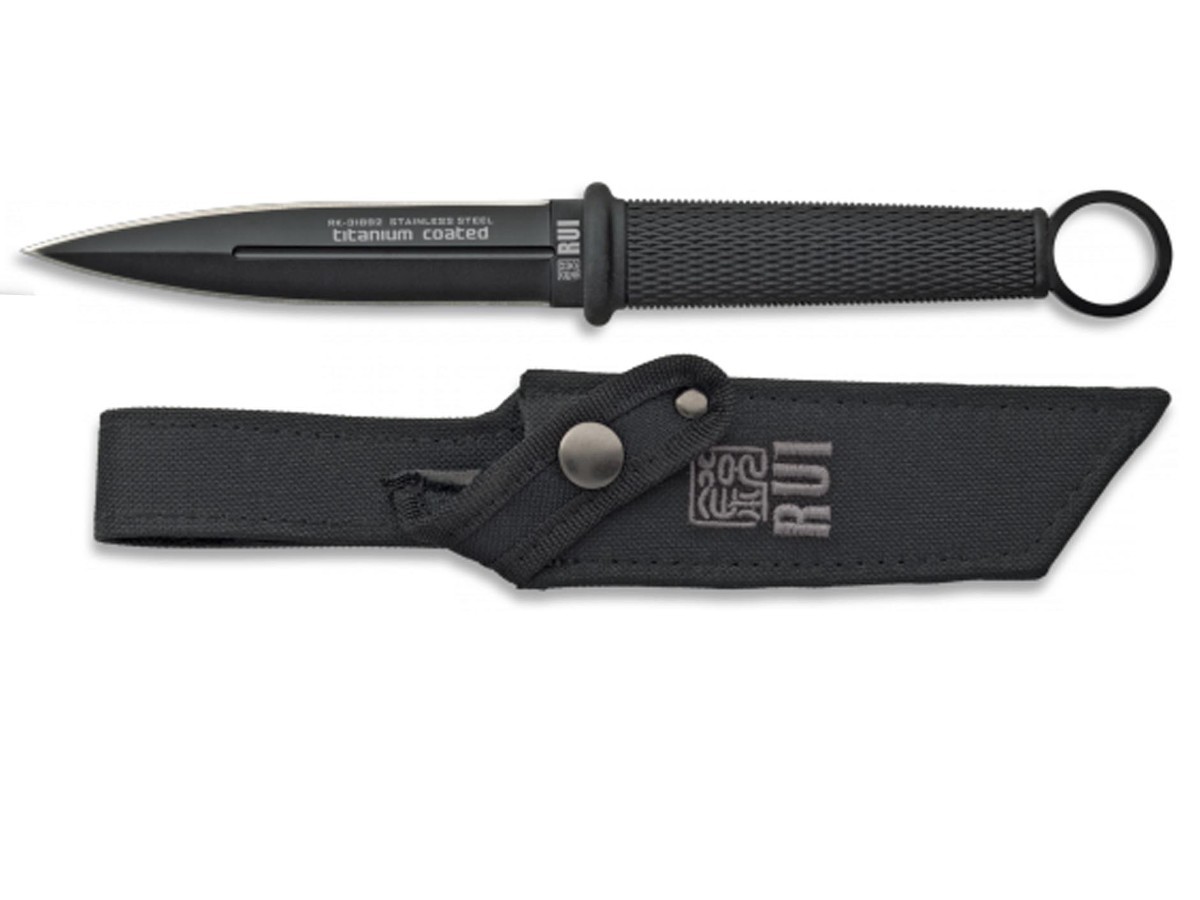 Dague de Combat RUI avec Anneau Titanium Coated de dans Coutellerie