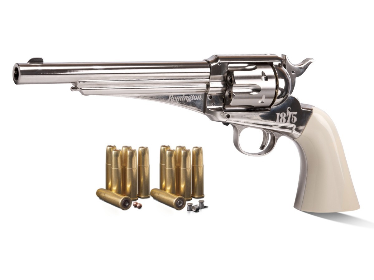 Revolver Remington Army 1875 Crosman 4,5mm BBS et Plomb
