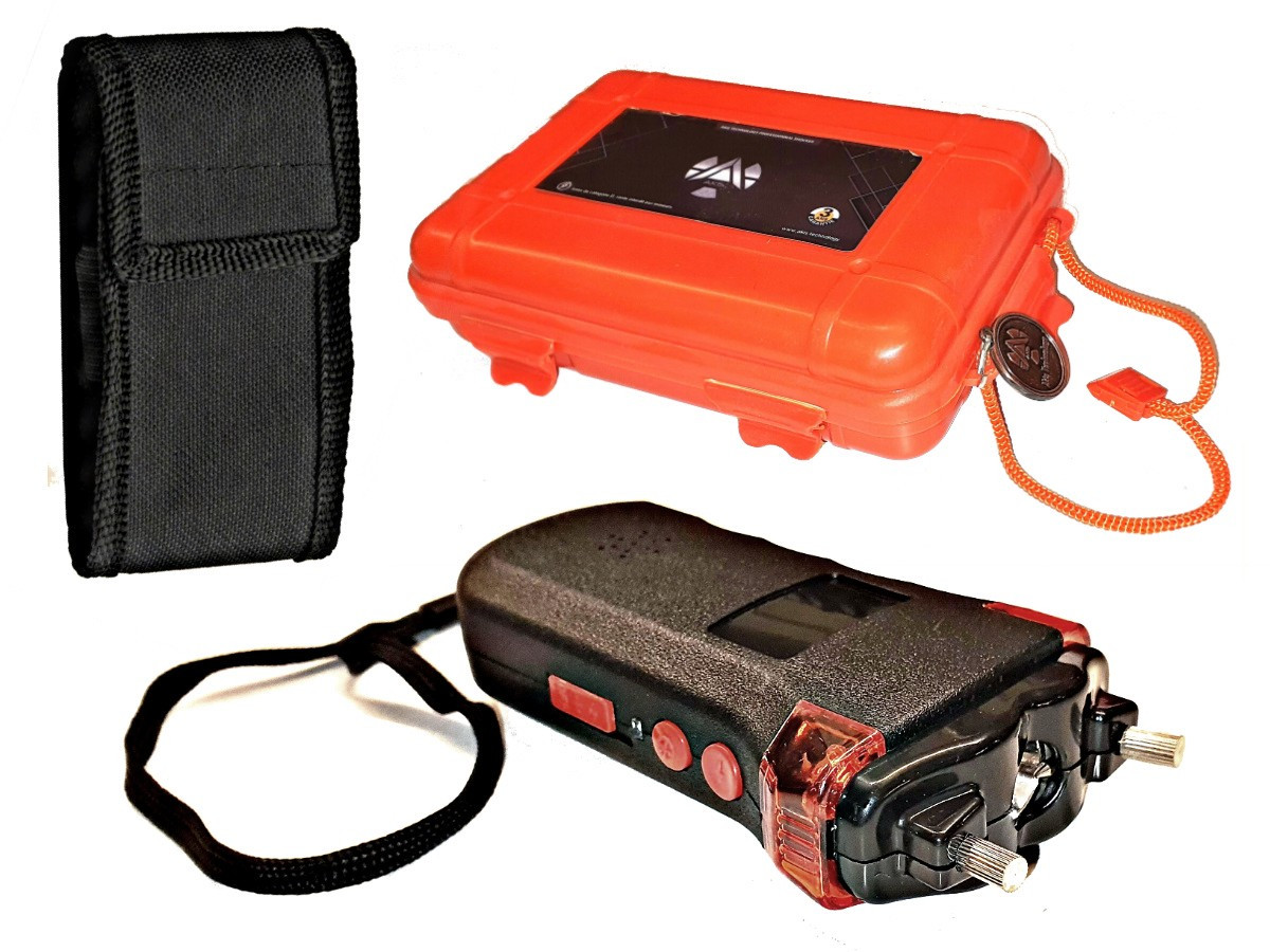 Shocker Tazer Storm 5000 000 volts avec Lampe Sacoche et Alarme de ...