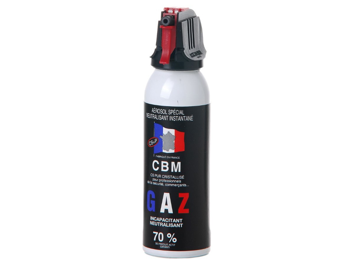 Bombe Gaz CS Defense Impact Pro Accusol 100 ml de DMdiffusion dans ...